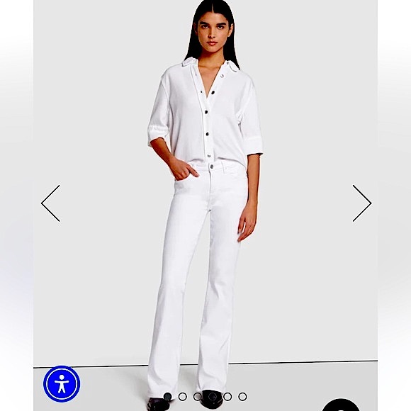 Seven7 | Jeans | Seven 7 White Flare Leg Jeans | Poshmark